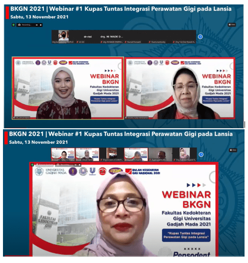 BKGN 2021 (SESI I): KUPAS TUNTAS INTEGRASI PERAWATAN GIGI PADA LANSIA ...